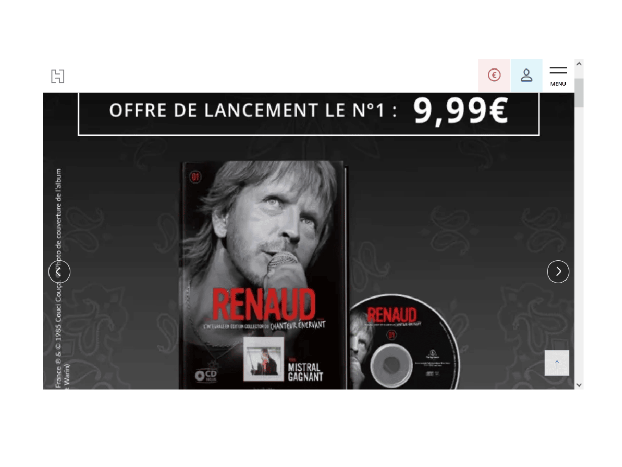 Renaud Hachette - L'intégrale collector du chanteur énervant sur hachette-collections.com