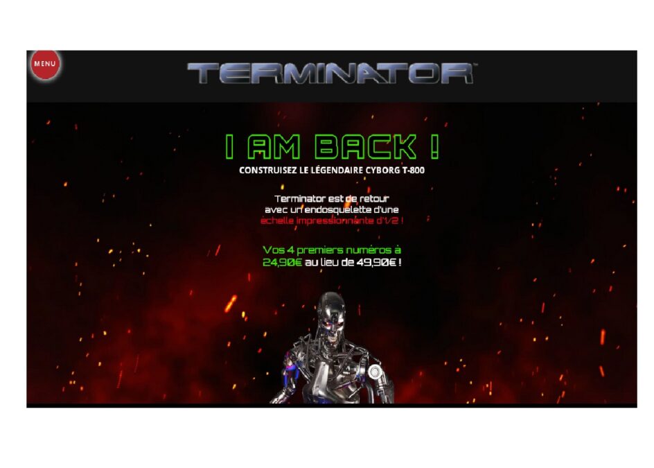 Cyborg T-800 Hachette sur hachette-collections.com : les 4 premiers ...