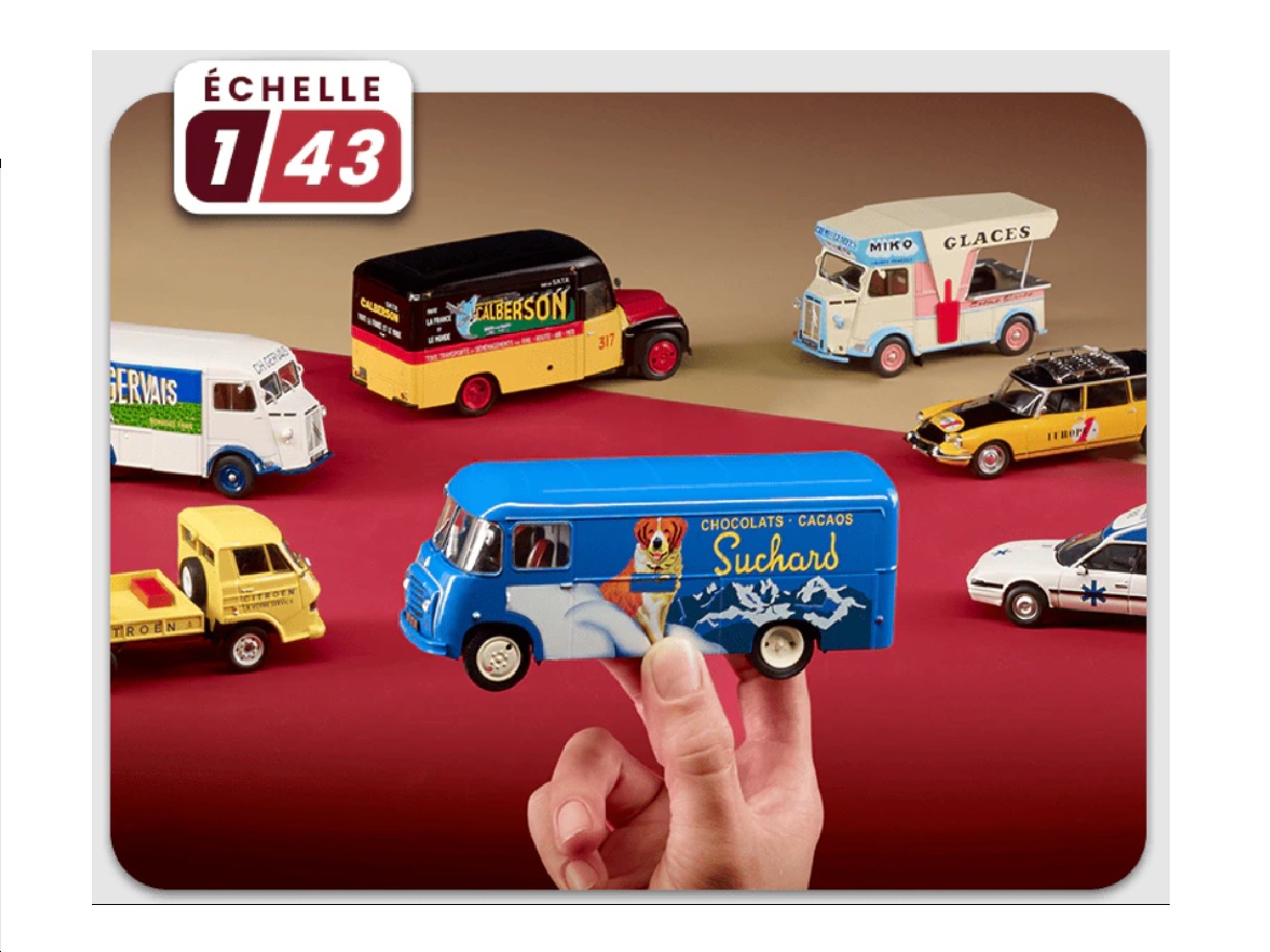 Utilitaires Citroën Altaya à l'échelle 1/43 à partir de 2,99€ sur altaya.fr
