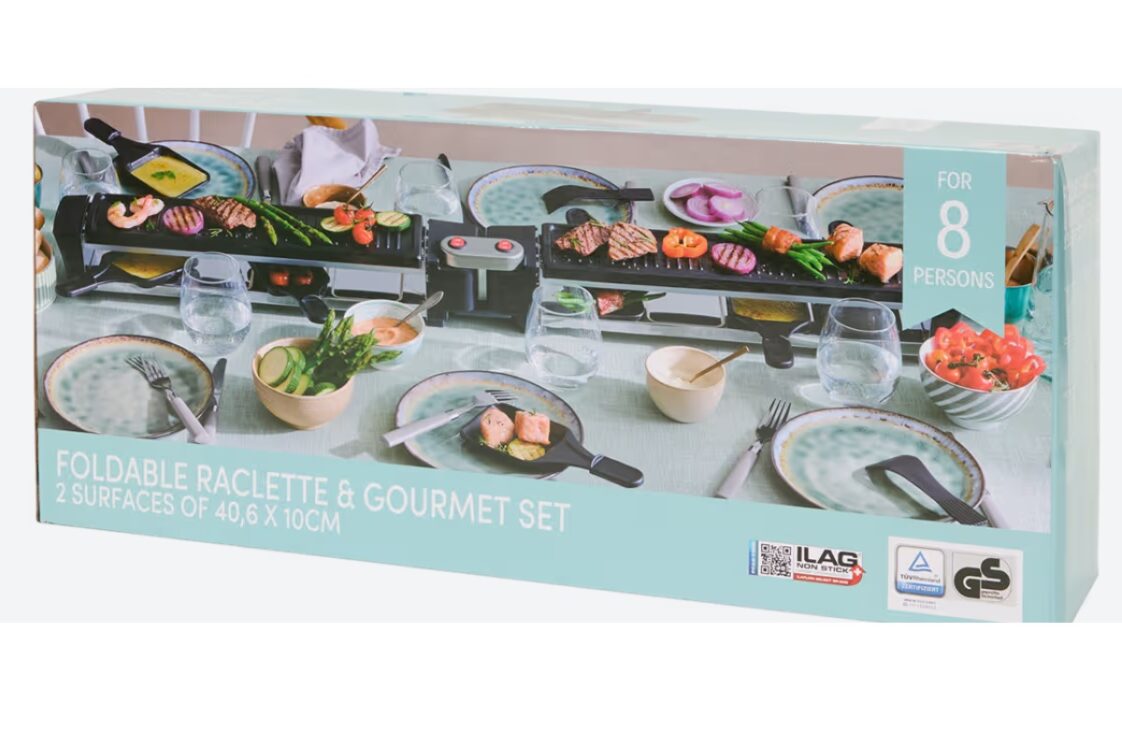 Appareil à raclette Action pliable à seulement 24.95€